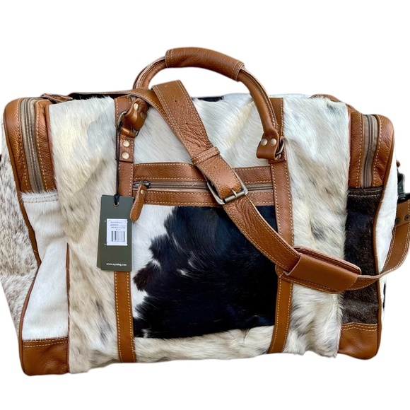 Myra Bag | Bags | Nwt Grand Traveler Cowhide Bag Large Weekender | Poshmark